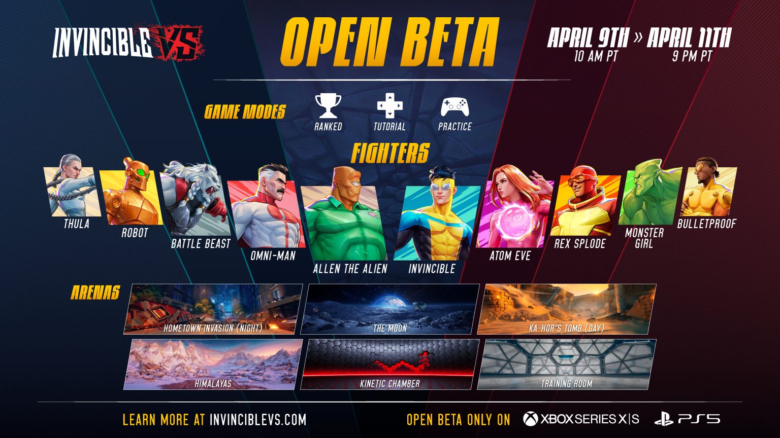 Invincible VS Open Beta Modes Overview - Invincible VS